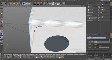 Is It Possible To Make A Rounded Edge Here So That When I Extrude Inwards It Stays Smooth R