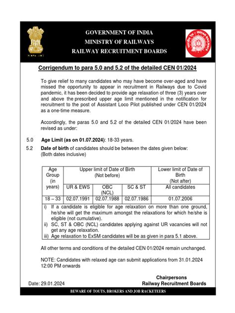 Corrigendum Cen 01 2024 Dt 29012024 Pdf Government