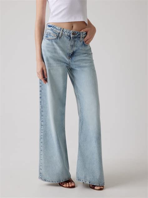 GUESS Vaqueros Anchos Bellflower Mujer
