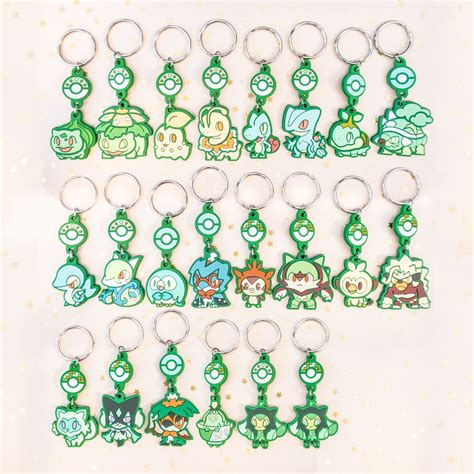 Shiny Grass Type Starters Etsy