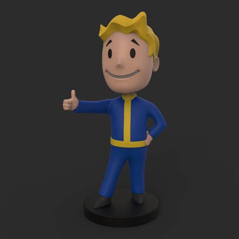 🎭 Fallout Bobblehead・free 3d File For 3d Printing・cults