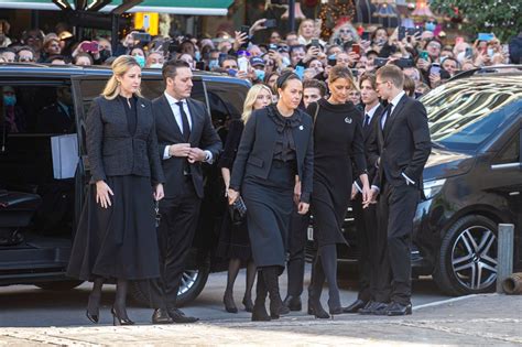 Princess Tatiana Princess Nina And Princess Theodora Attend Funeral Of