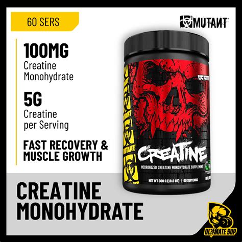 Mutant Mutant Creatine Muscle Growth 300g Ultimate Sup