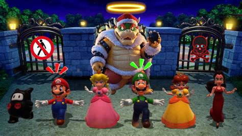 【マリオパーティシリーズswitch】ミニゲーム対決マリオvsルイージvsピーチ Vsデイジーvsポリーンvsハックンたつじん難易度