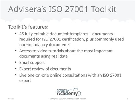 Iso 27001 Toolkit Project Implementation Pptx
