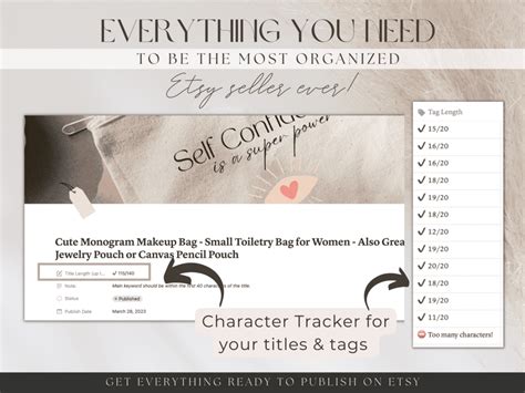 The Best Etsy Shop Planning Template
