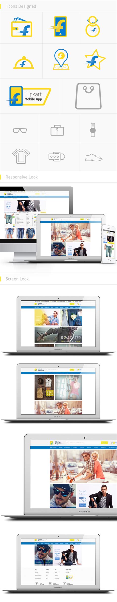 UX Ui Interaction Icons Banner Design For Flipkart On Behance
