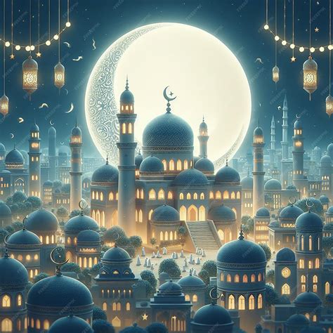 Premium Psd Islamic Eid Background Design