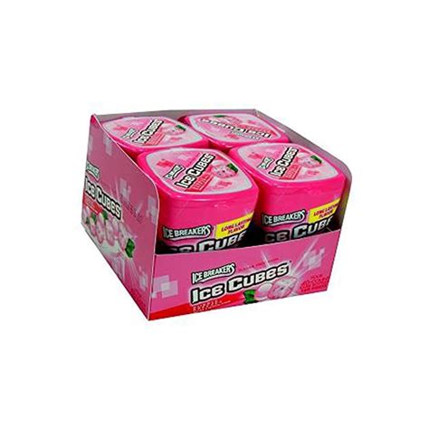 Buy Product Of Ice Breakers Ice Cubes Gum Bubble Breeze Bottle