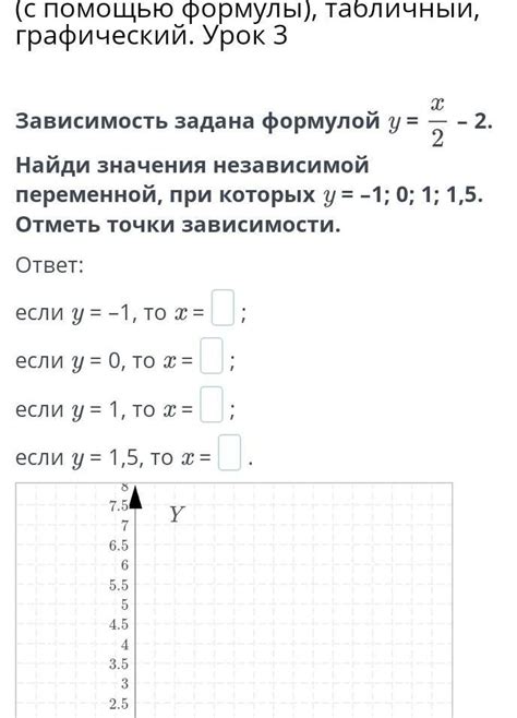 Способы задания зависимостей между величинами аналитический с помощью