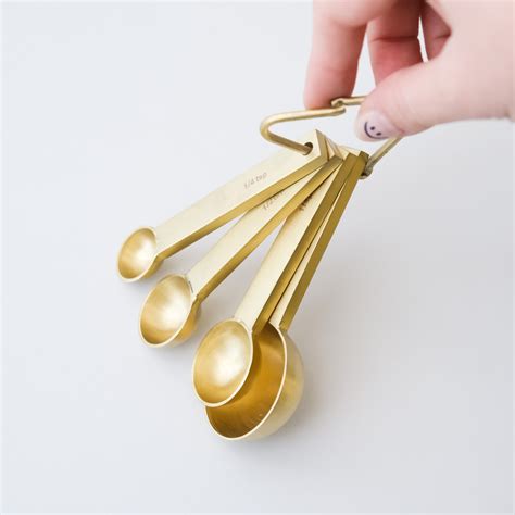 Acadia Measuring Spoons Gold
