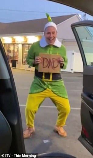 Man Dresses As Buddy The Elf To Meet Biological Dad For First Time