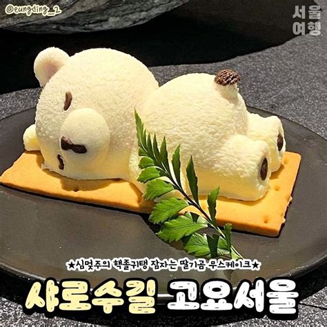샤로수길 고요서울 Sns 핫플레이스 곰돌이케이크 맛집 인스타 감성 카페 네이버 포스트