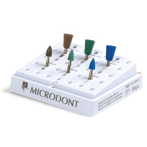 Kit De Polimento De Amálgama C 6 Und Microdont Dentalrs