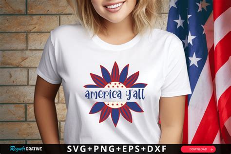 America Yall Svg Designusa Svg Design Graphic By Regulrcrative