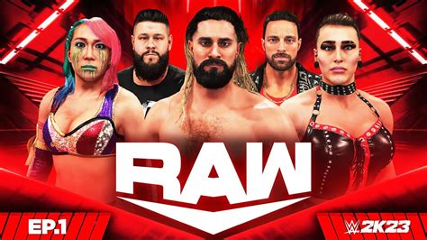 Wwe 2k23 Universe Mode Raw Episode 1 Season Premiere Youtube