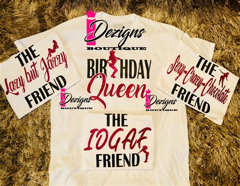 Birthday Girl Shirts Birthday Squad Shirt Friend Squad Etsy