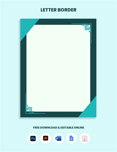 Free Frame Border Templates Editable And Printable