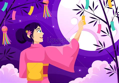 칠석 축제 벡터 일러스트 레이 션 일러스트 무료 다운로드 Lovepik