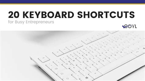 20 Time Saving Keyboard Shortcuts For Busy Entrepreneurs Check Off