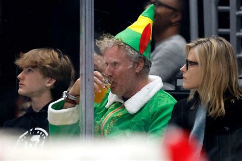 Will Ferrell Attends Nhl Game As Cigarette Smoking Version Of Buddy The