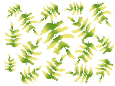 Leaf Shading Png Picture Fresh Leaf Shading Material Plant Pattern