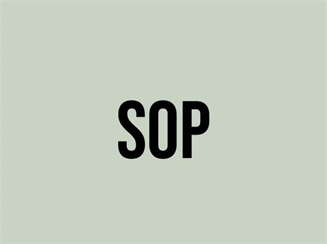 What Does Sop Mean Meaning Uses And More FluentSlang