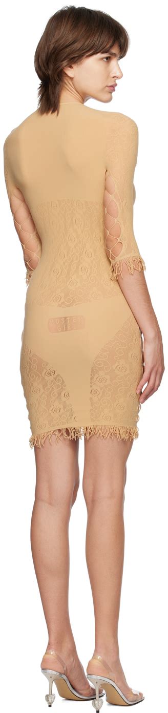 Poster Girl SSENSE Exclusive Tan Miranda Dress Poster Girl