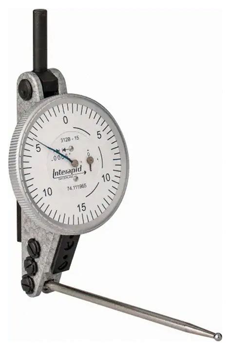 Interapid Test Indicator 312b 15 Horizontal 0 060 Range 1 1 2 Dia