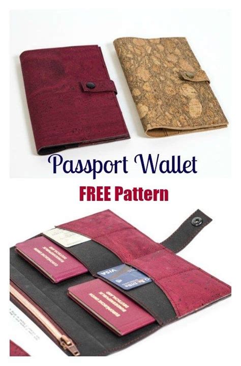 Passport Wallet Free Pattern Mhs Blog Wallet Pattern Free Wallet