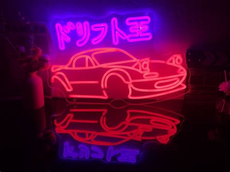 Mazda Miata Drift King Na 3 4 View Led Neon Sign My Led Neon Design