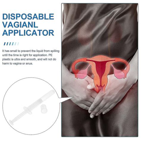 100pcs Disposable Vaginal Applicators Personal Lubricants Injector