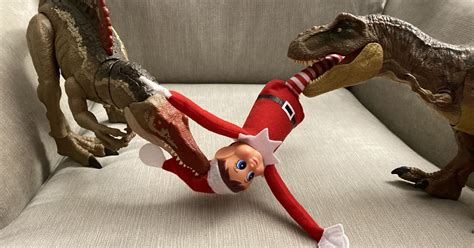 Mum Has To Create Elaborate Story After Elf On The Shelf Mysteriously