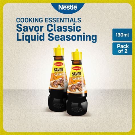 Maggi Savor Classic Liquid Seasoning 130ml Pack Of 2 Lazada Ph