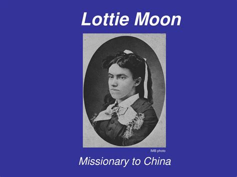 Lottie Moon Story