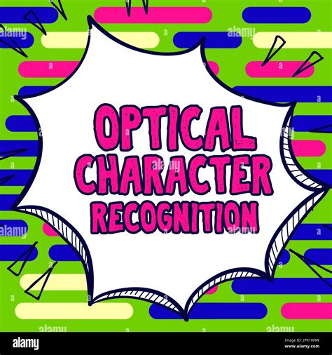 Text Showing Inspiration Optical Character Recognition Conceptual Photo The Identification Of