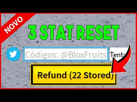3 Novos Codigos De Status Reset No Blox Fruit Code Blox Fruit🦡 Venha
