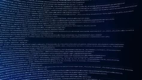 closeup programming code running over computer screen terminal hacking concept backgrounds