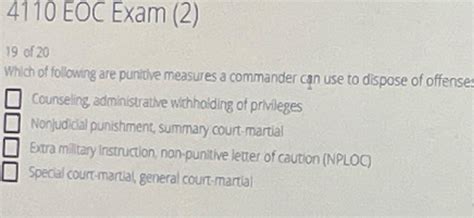 Solved 4110 ﻿eoc Exam 2 19 ﻿of 20which Of Following Are
