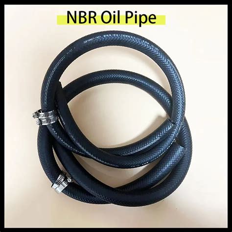 배관1m Nbr 가솔린 디젤 내유성 고무 튜브 Id 직경 4 25mm 유연한 연료 호스 오일 파이프 티몬
