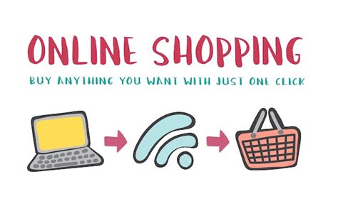 Ilustração do conceito de compras online Vetor Grátis