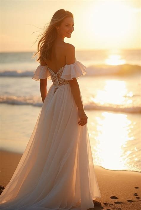 28 Breathtaking Beach Wedding Dresses For Every Bride Style Prairie Hive