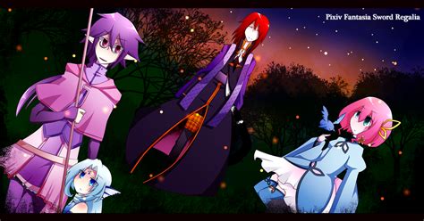 Pixivファンタジアsr 【pfsr】custos【知識と剣の協奏詩】 Thousandのマンガ 闇夜森の戦い【古竜同盟