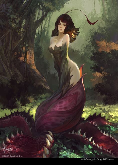 Bayard Wu Legend Of The Cryptids Official Art 1girl Ahoge Artist Name Bare Shoulders
