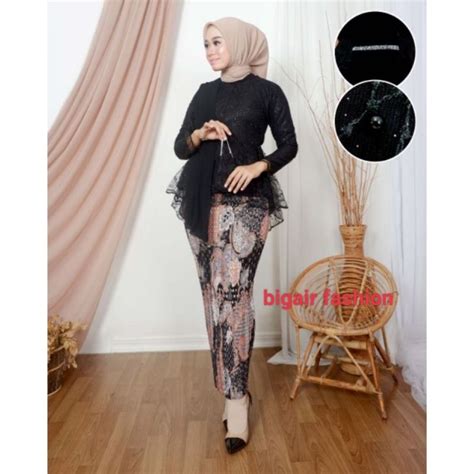 Jual SETELAN KEBAYA AURORA SELENDANG MODERN SETELAN KEBAYA MODERN