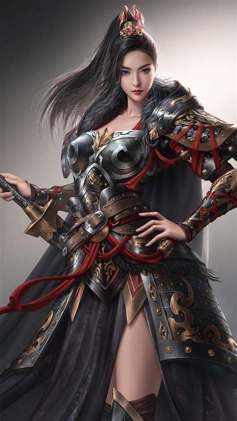 Pin De 林天民 En 快速儲存 Mujeres Samurai Guerrera De Fantasía Mujeres De