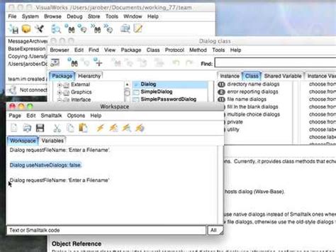 Tutorial VisualWorks Core Libraries File Dialogs YouTube