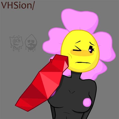 Rule 34 Battle For Dream Island Blush Breasts Disembodied Penis Firey