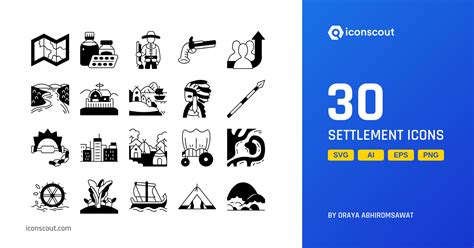 Download Settlement Icon Pack Available In Svg Png And Icon Fonts