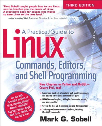 Practical Guide To Linux Commands Editors And Shell Programming A Ebook Sobell
